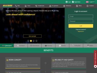 Alcore.club - Deposits and Payouts (Last 100) | Instant-Monitor.com