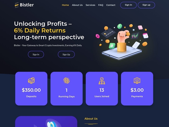Bistler.pro - Deposits and Payouts (Last 100) | Instant-Monitor.com