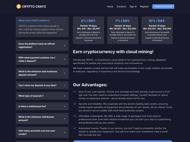 Crayz.cc - The Highest RCB | Instant-Monitor.com