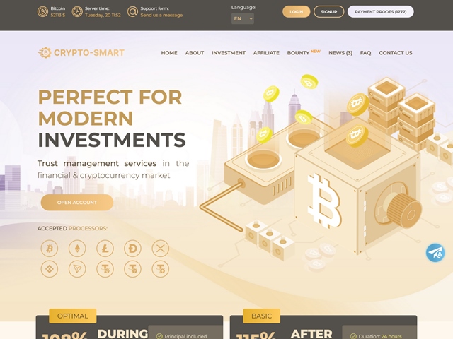 Crypto-smart.cc - The Highest RCB | Instant-Monitor.com