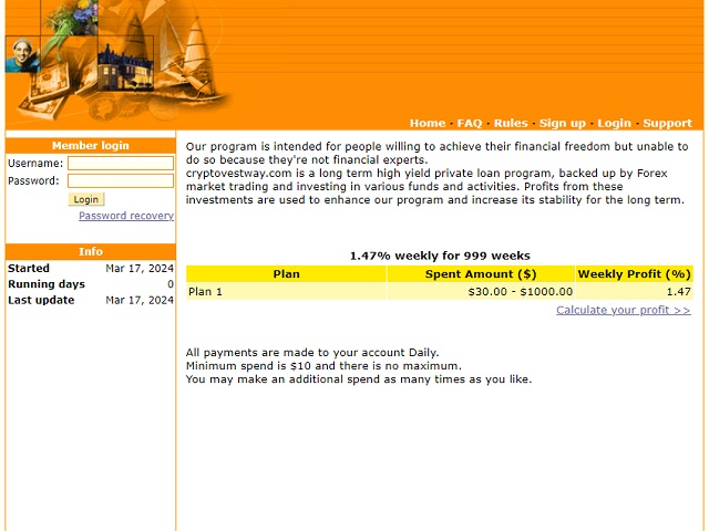 Cryptovestway.com - The Highest RCB | Instant-Monitor.com