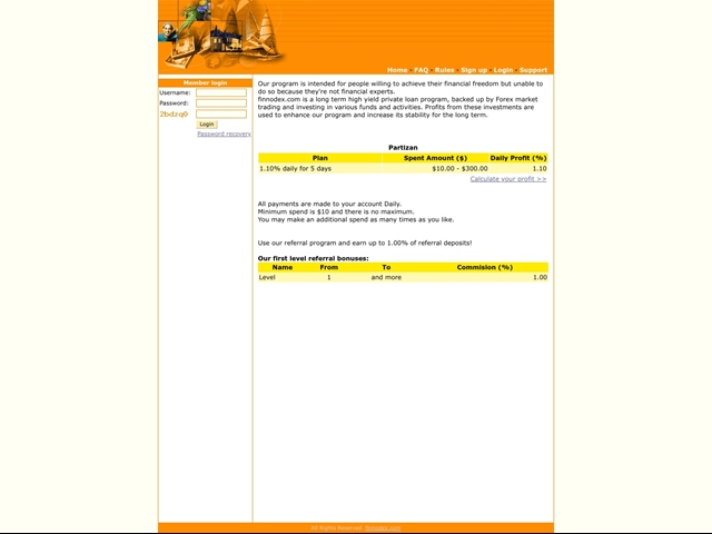 Finnodex.com - Deposits and Payouts (Last 100) | Instant-Monitor.com