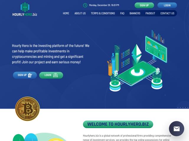 Hourlyhero.biz - Deposits and Payouts (Last 100) | Instant-Monitor.com