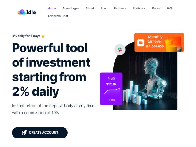 Idle.ltd - Deposits and Payouts (Last 100) | Instant-Monitor.com