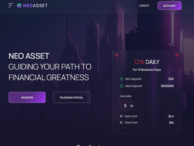 Neoasset.top - Deposits and Payouts (Last 100) | Instant-Monitor.com